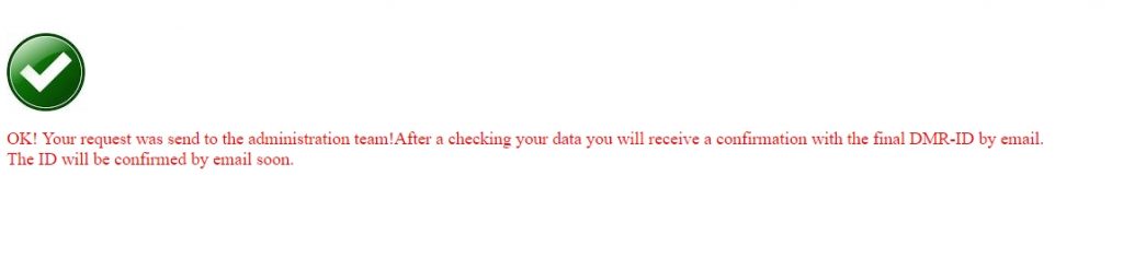 DMR ID Nasıl Alınır? (2021 Güncel Yöntem) | Amatör Telsizcilik Bilgi ...